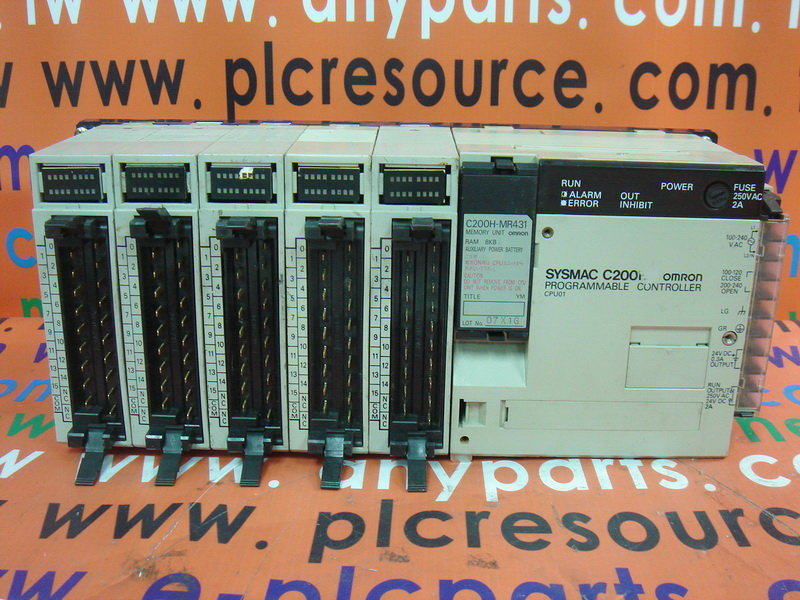 OMRON SYSMAC C200H PROGRAMMABLE CONTROLLER Sold whole set - 裕益科技自動化設備可程式編碼器PLC分散式控制系統DCS